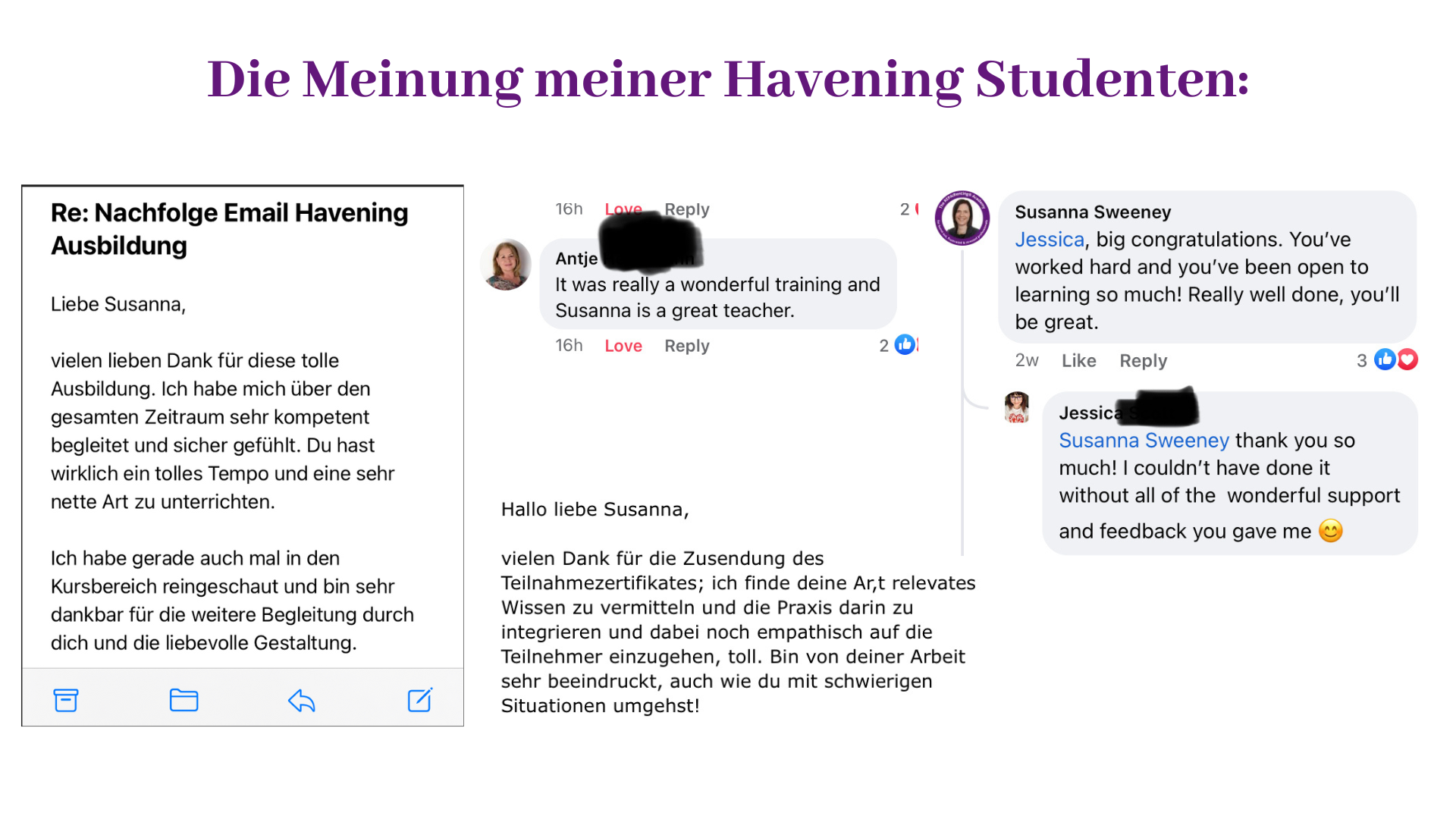 Havening Technique Training auf Deutsch