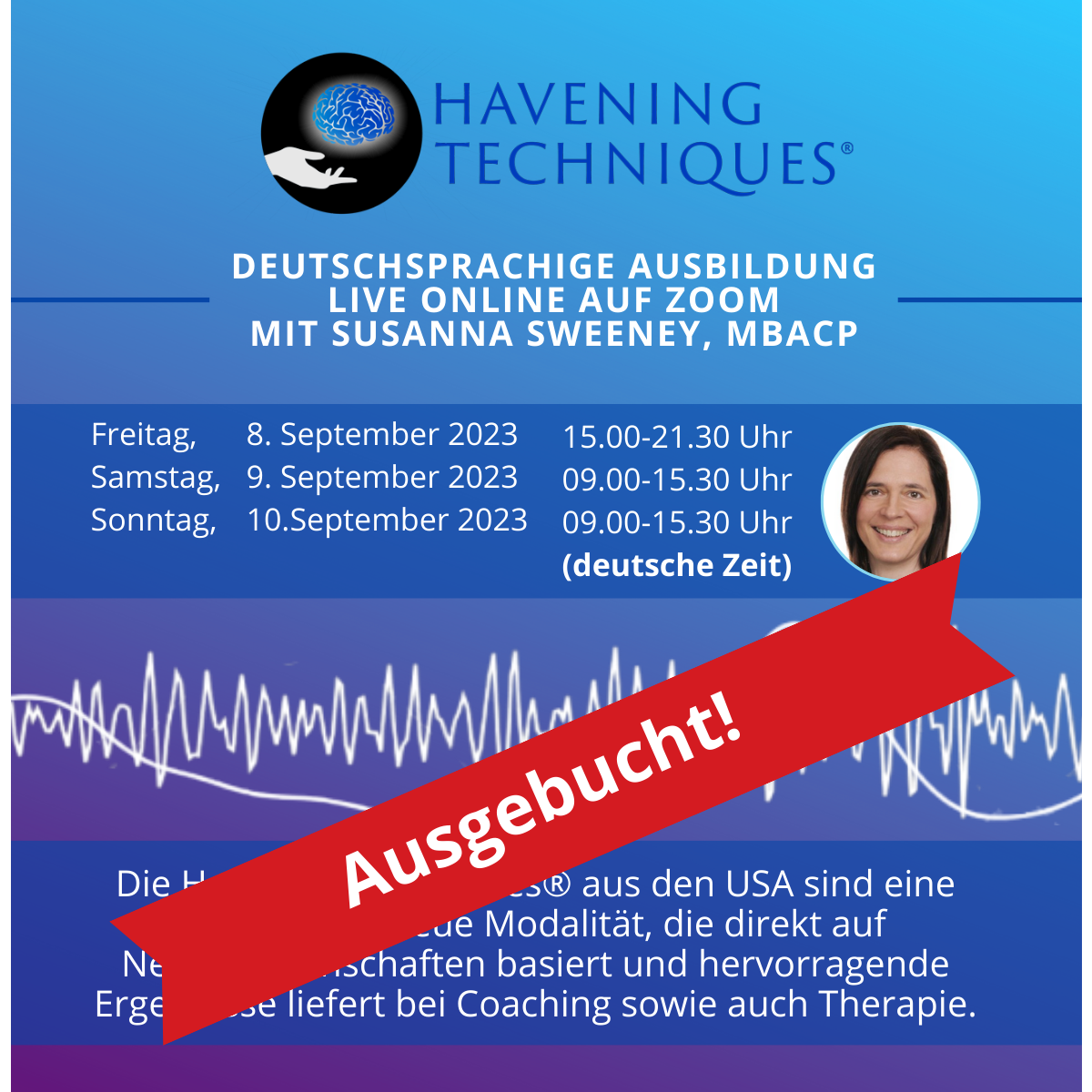 Havening Techniques® Training auf Deutsch- Buchung